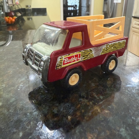 buddy l | Toys | Vintage 97s Buddy L Stake Truck Pressed Steel Toy ...